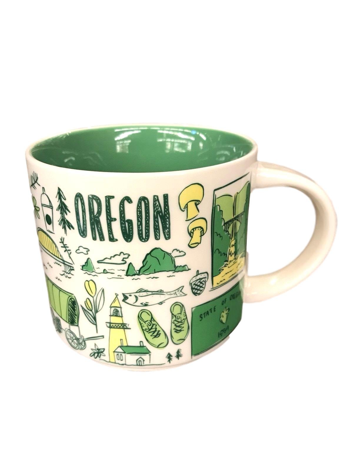 Starbucks Been There Across the Globe Series Mug 14 oz OREGON