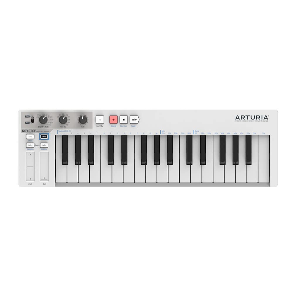 Novation Peak 8-Voice Desktop Polyphonic Synthesizer Bundle with KeyStep (2 Items)
