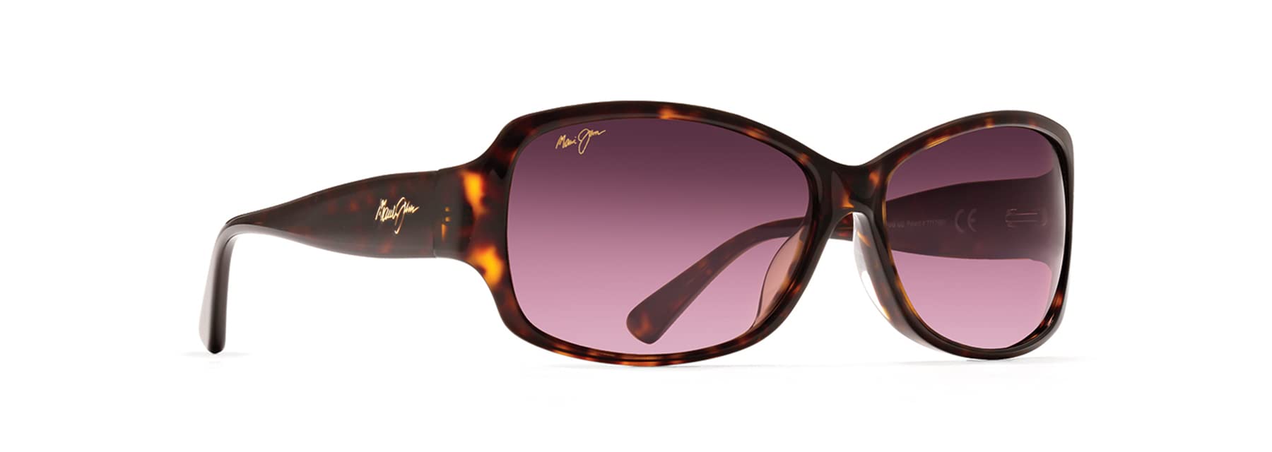 Maui Jim Women's Nalani Polarized Fashion Sunglasses, Dark Tortoise/Maui RoseĀ®, Medium