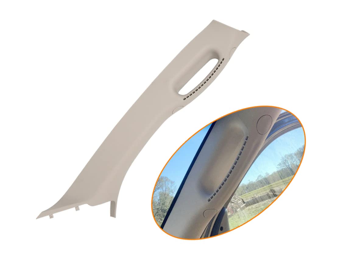 ZhiSheng Upgraded A-Pillar Trim Interior Handle Compatible with Dodge Ram 1500 2500 3500 2002-2010 Front Right Inside A Pillar Handle Replace 1TE75BD1AA 5GR28BD1AH