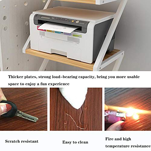 Printer Stand Desktop Copier Small Printer Storage Rack Multi for Office Desktop Laser Multifunction Printer Copier Scanner