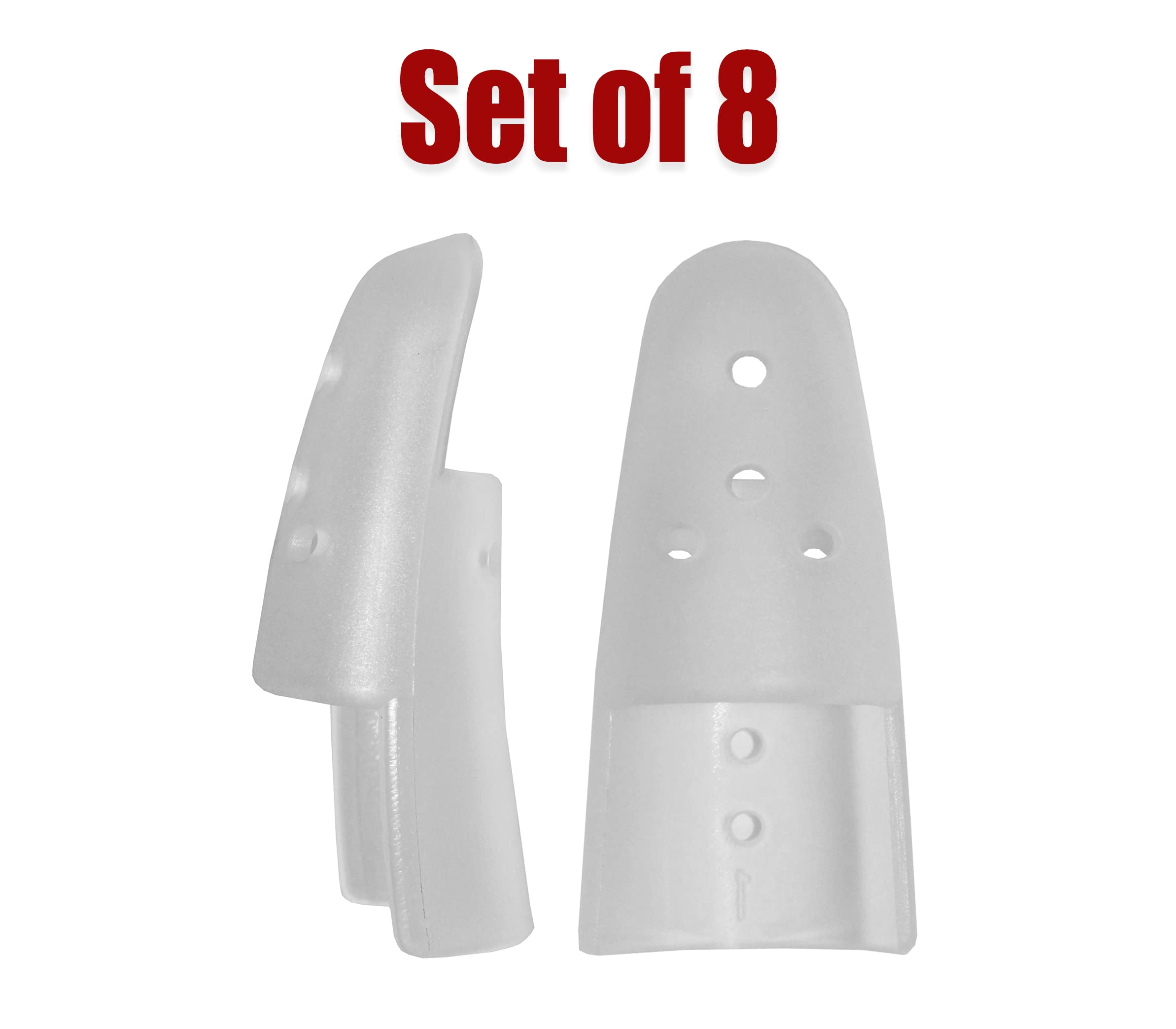 Rehabilitation Advantage Stax Finger Splints, Variety Set of 8