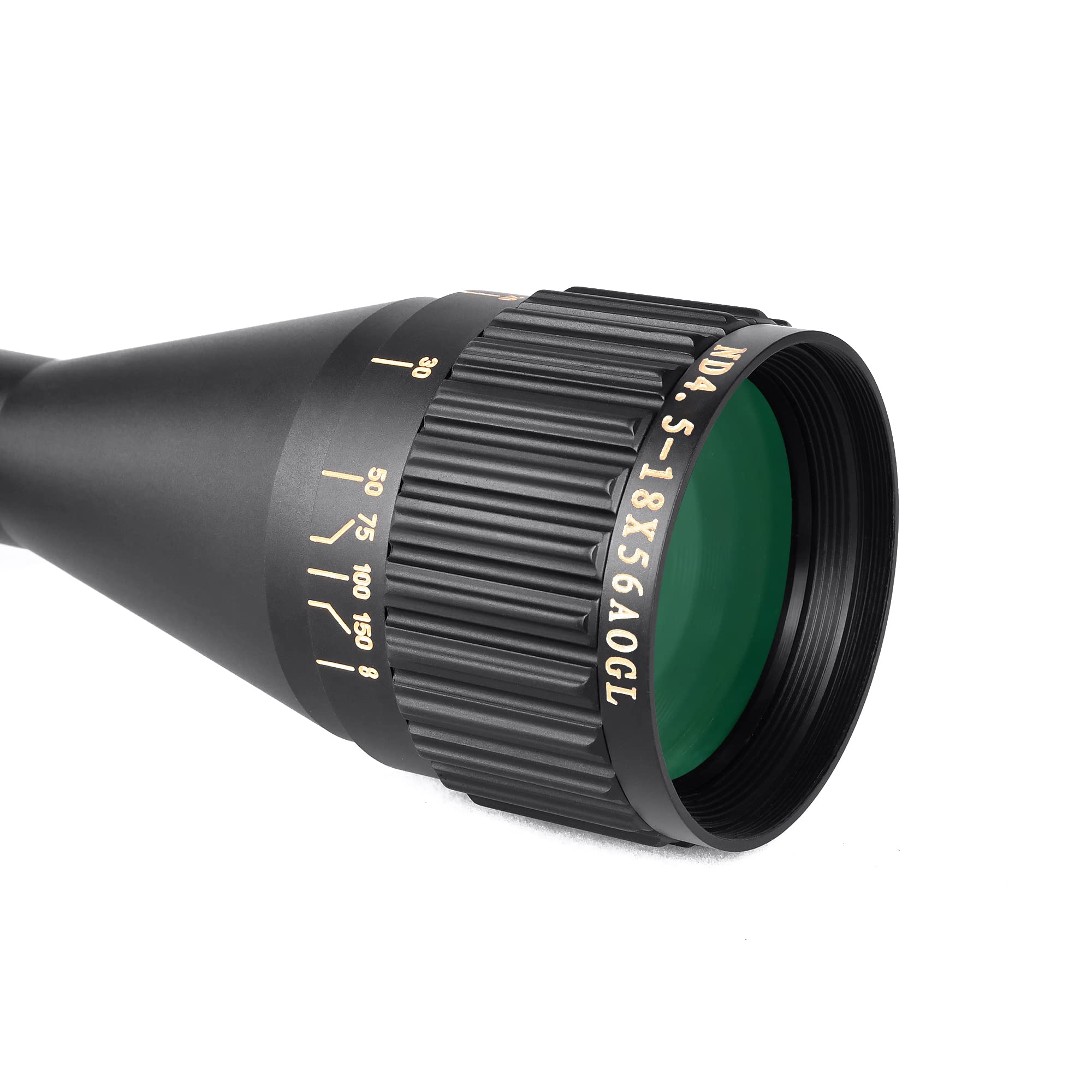 ND4.5-18x56AOGL 30mm Tube Parallax Adjustment with Red/Green/Blue Illuminated Glass Etched Reticle