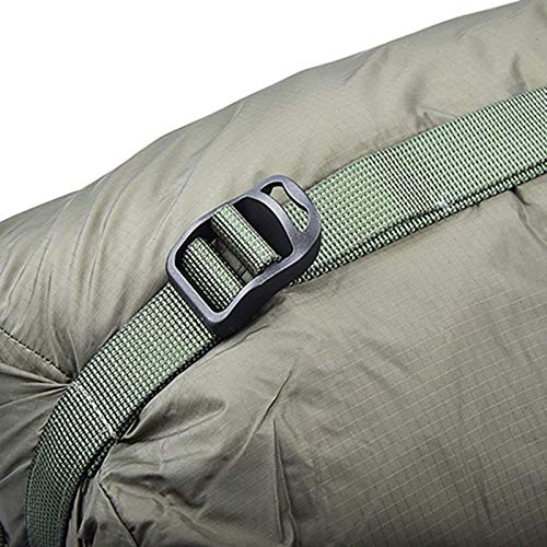 Outdoor Lightweight Waterproof Sleeping Bag, Compression Sack Clothing Sundries Drawstring Storage Pouch for Backpacking, Camping, Hiking (Army Green)