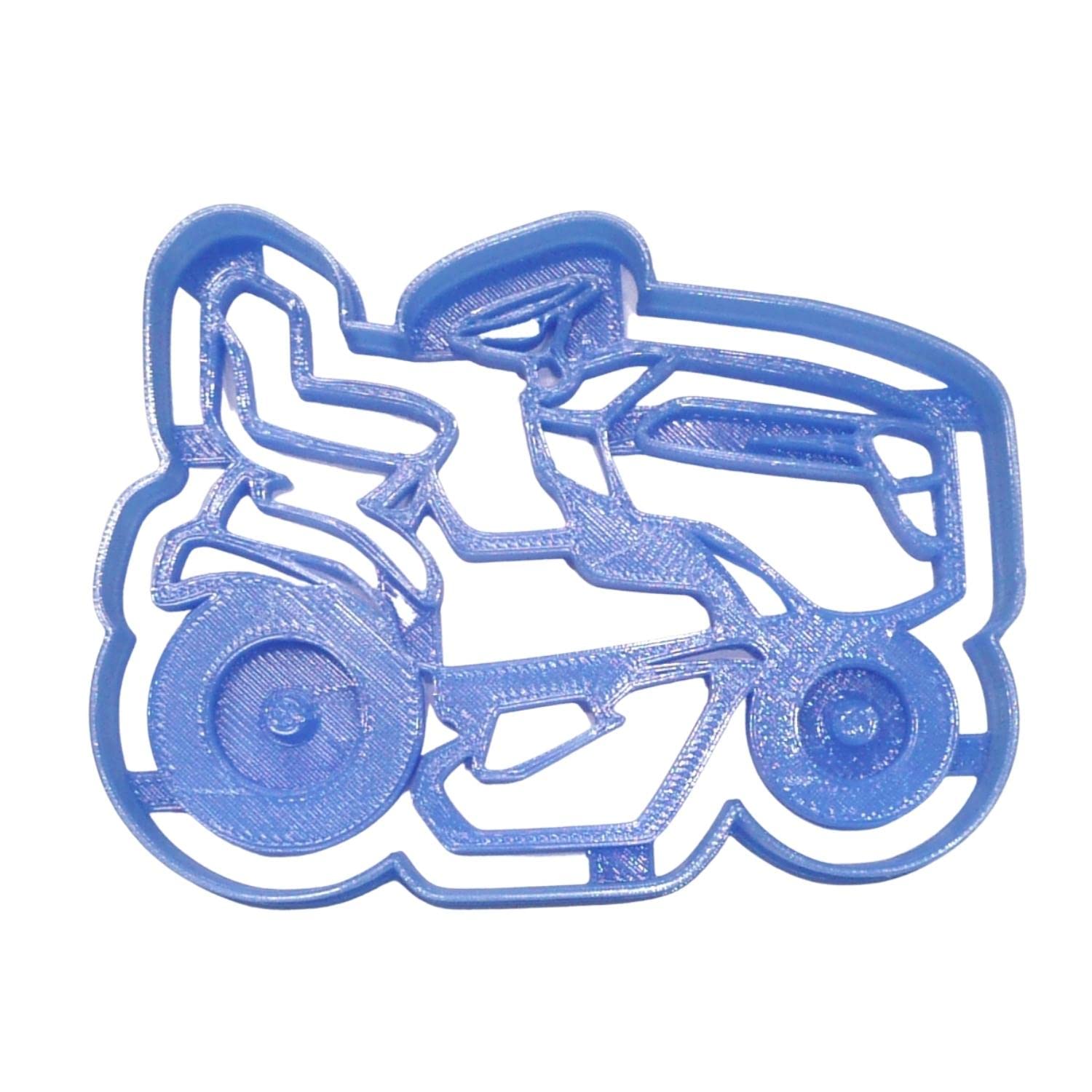 YNGLLC RIDER RIDING MOWER LAWN CARE YARD LANDSCAPING EQUIPMENT COOKIE CUTTER MADE IN USA PR4672, Blue