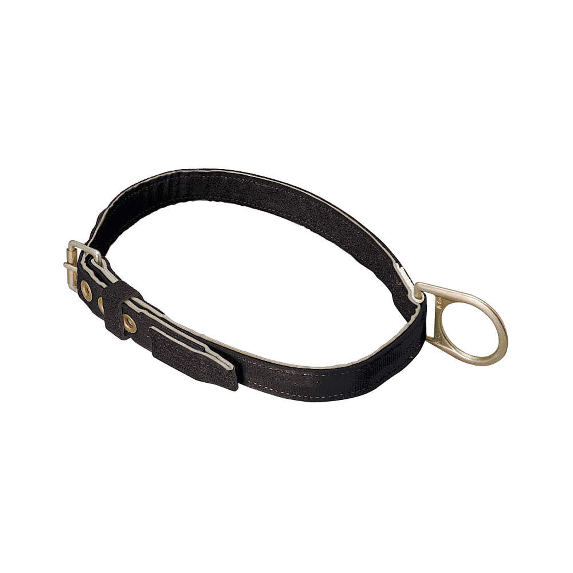 Miller Honeywell Safety Products Safety by 124N/MBK Double D-Ring Lined Body Belt with 1-3/4-Inch Webbing, Medium, Black