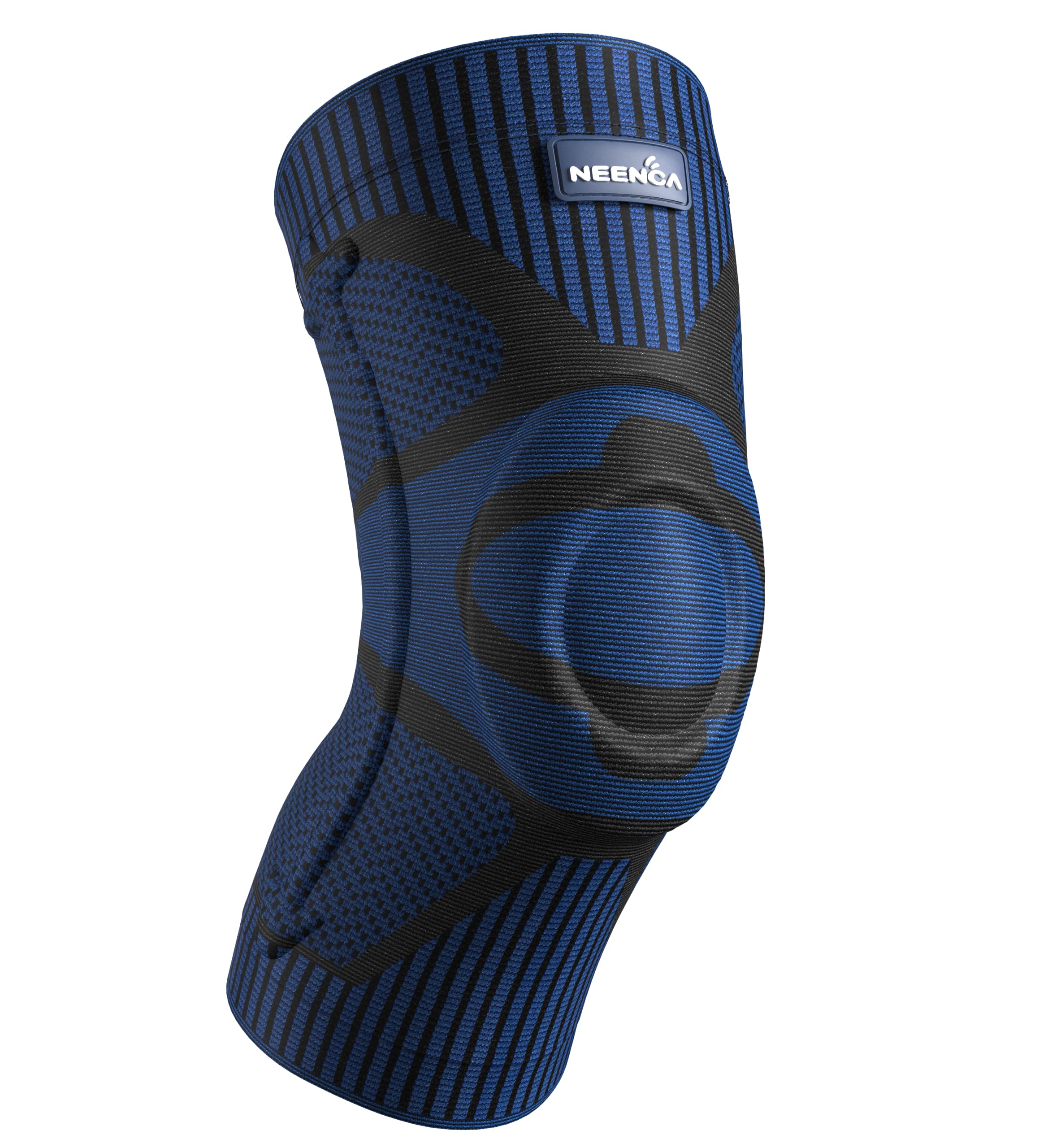 NEENCA 2 Pack Knee Braces for Knee Pain, Compression Knee Sleeves with Patella Gel Pad & Side Stabilizers, Knee Support for Meniscus Tear, Arthritis, Joint Pain, ACL, Runner, Workout- FSA/HSA APPROVED