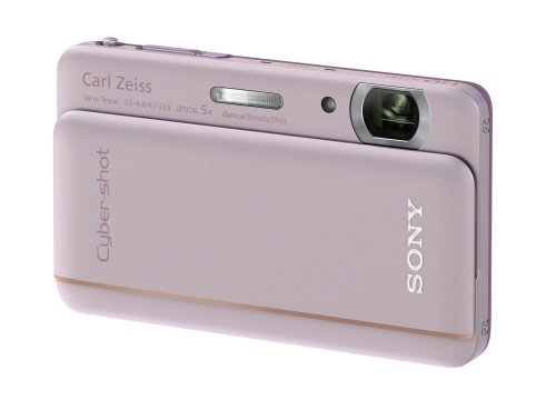 Sony Cyber-shot DSC-TX66 18.2 MP Exmor R CMOS Digital Camera with 5x Optical Zoom and 3.3-inch OLED (Pink) (2012 Model)