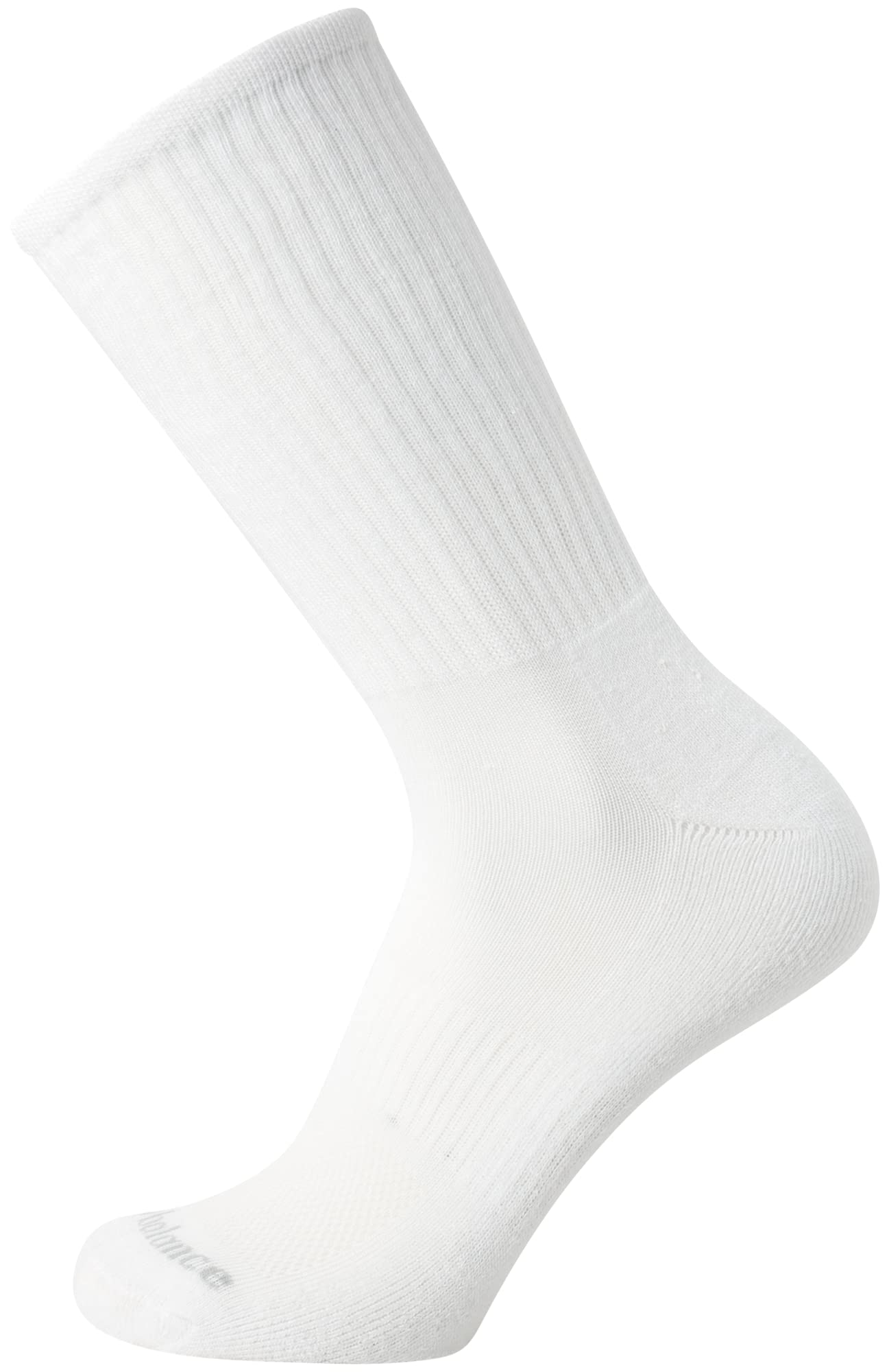 New Balance Men's Athletic Arch Compression Cushion Comfort Crew Socks (10 Pack), Size 6-12.5, White