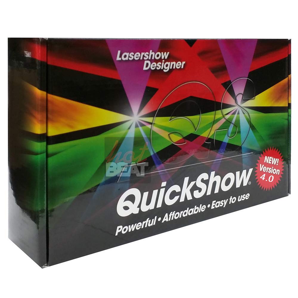 QuickShow Pangolin Laser Show Designer Software and Interface + 25 ft ILDA Cable (HOT Beat New York Special)