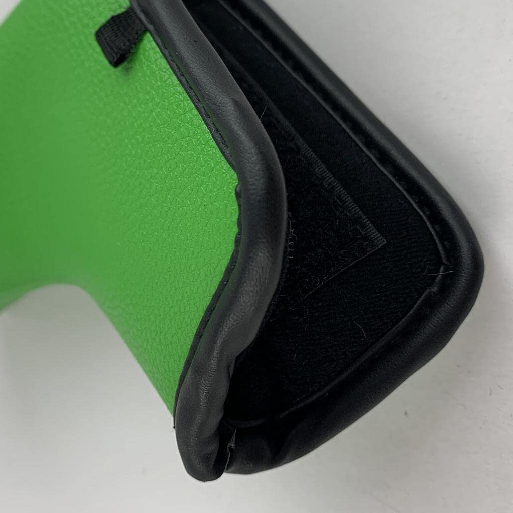 menolana Waterproof Golf Putter Head Cover Non- PU Blade Club Headcover Golfer Gift, Green, 17.5cm
