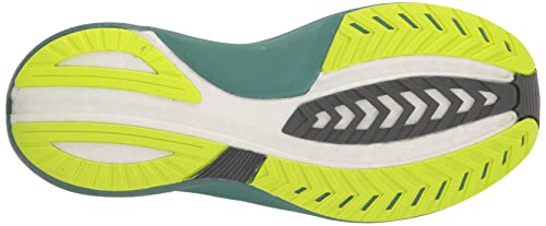 Saucony Men's Tempus Running Shoe Sneaker, Fossil/Moss, 9.5