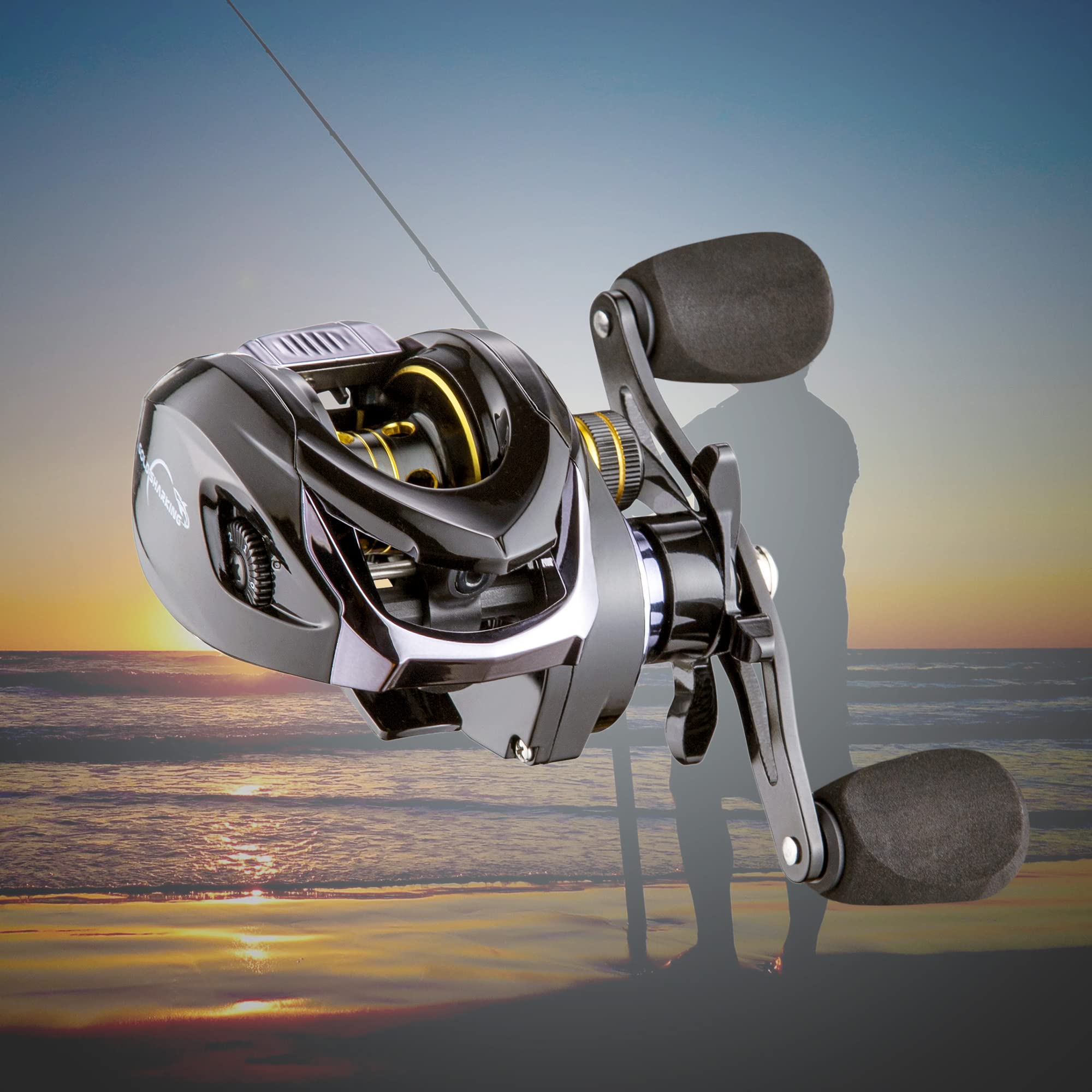 Manifish Baitcasting Reels, New Compact Baitcaster Fishing Reel(Right Hand)