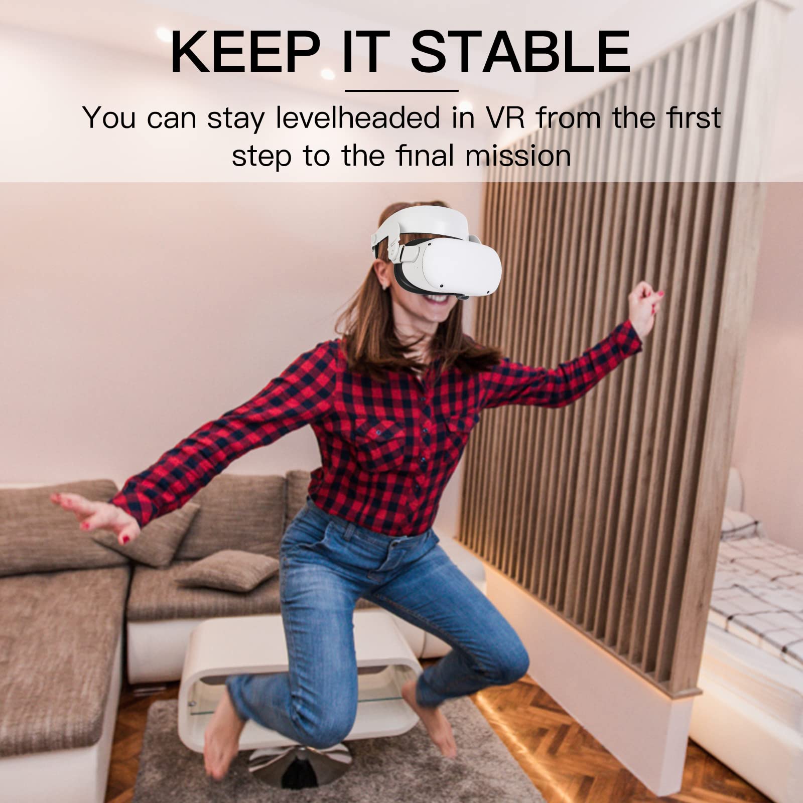 Quest 2 Head Strap - Oculus Quest 2 Elite Strap - Oculus Quest 2 Accessories Head Strap, Enhanced Support and Comfort in VR,Durable and Lightweight
