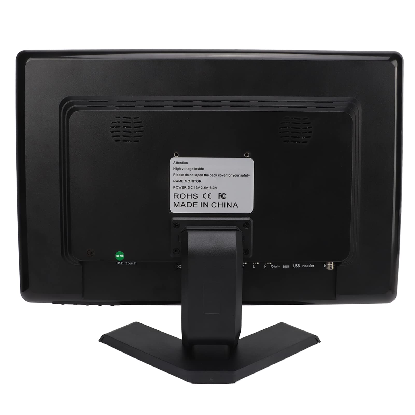 Zunate 19inch Monitor Capacitive Touch Screen for PC, 16:10 1440x900 1080P HD Color Computer Monitors, with Dual Speakers, VGA AV BNC USB DC HD Multimedia Interface