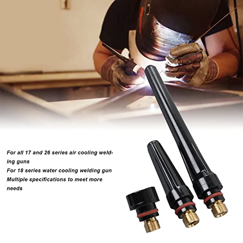 Welding Gun Accessories, Good Compatibility Replacement Parts Electrode Nozzles Kit Easy To Install Glass Cups Color O Rings for WP17 WP18 WP26 Welder