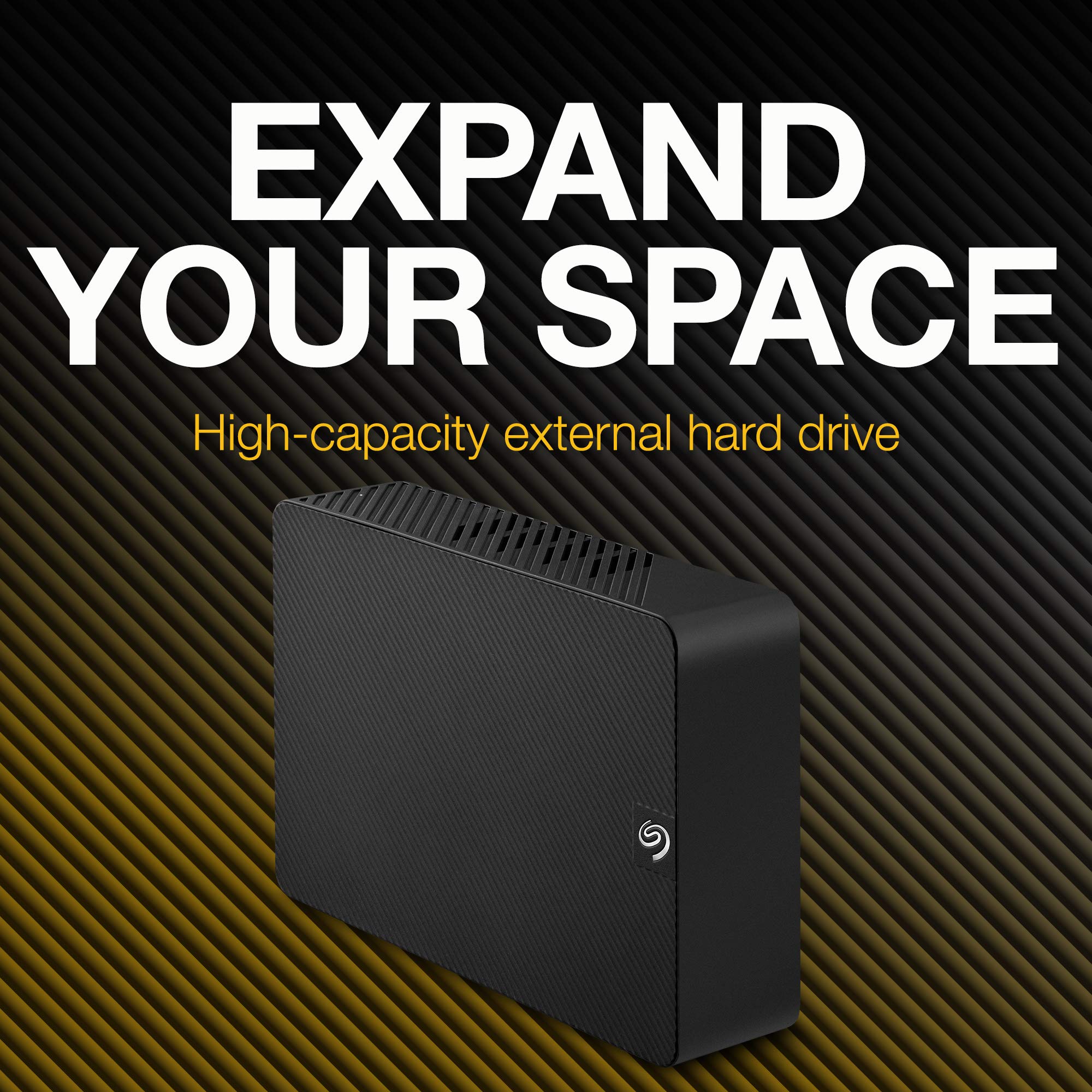Seagate Expansion 14TB External Hard Drive HDD - USB 3.0, with Rescue Data Recovery Services (STKP14000402)