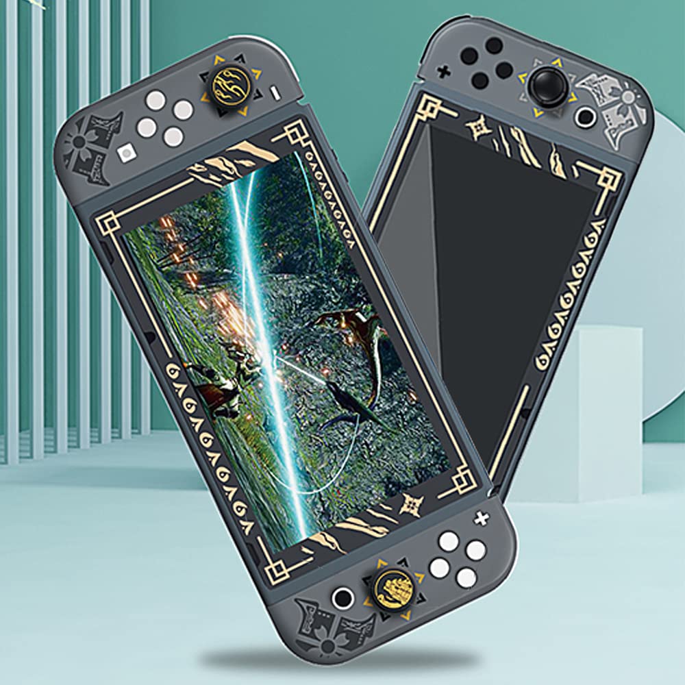 Rekeso Screen Protector Tempered Glass with Monster Hunter Rise for Switch (1)