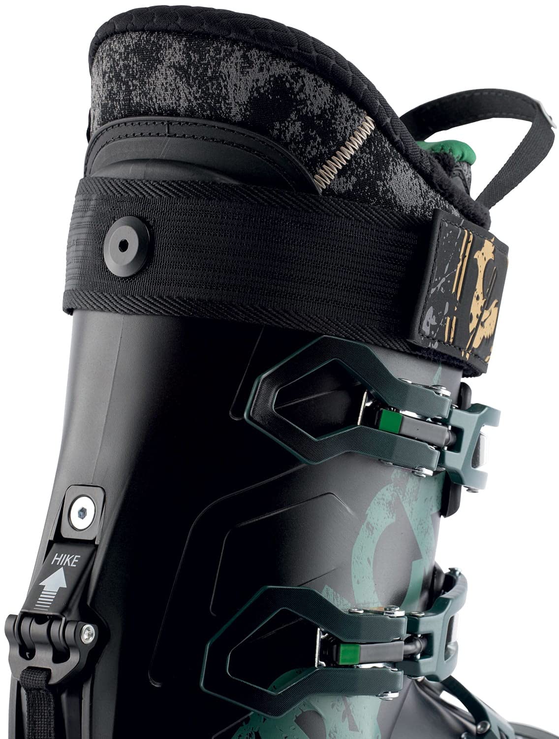 Rossignol Track 130 GW Mens Ski Boots Black Green 9.5 (27.5)