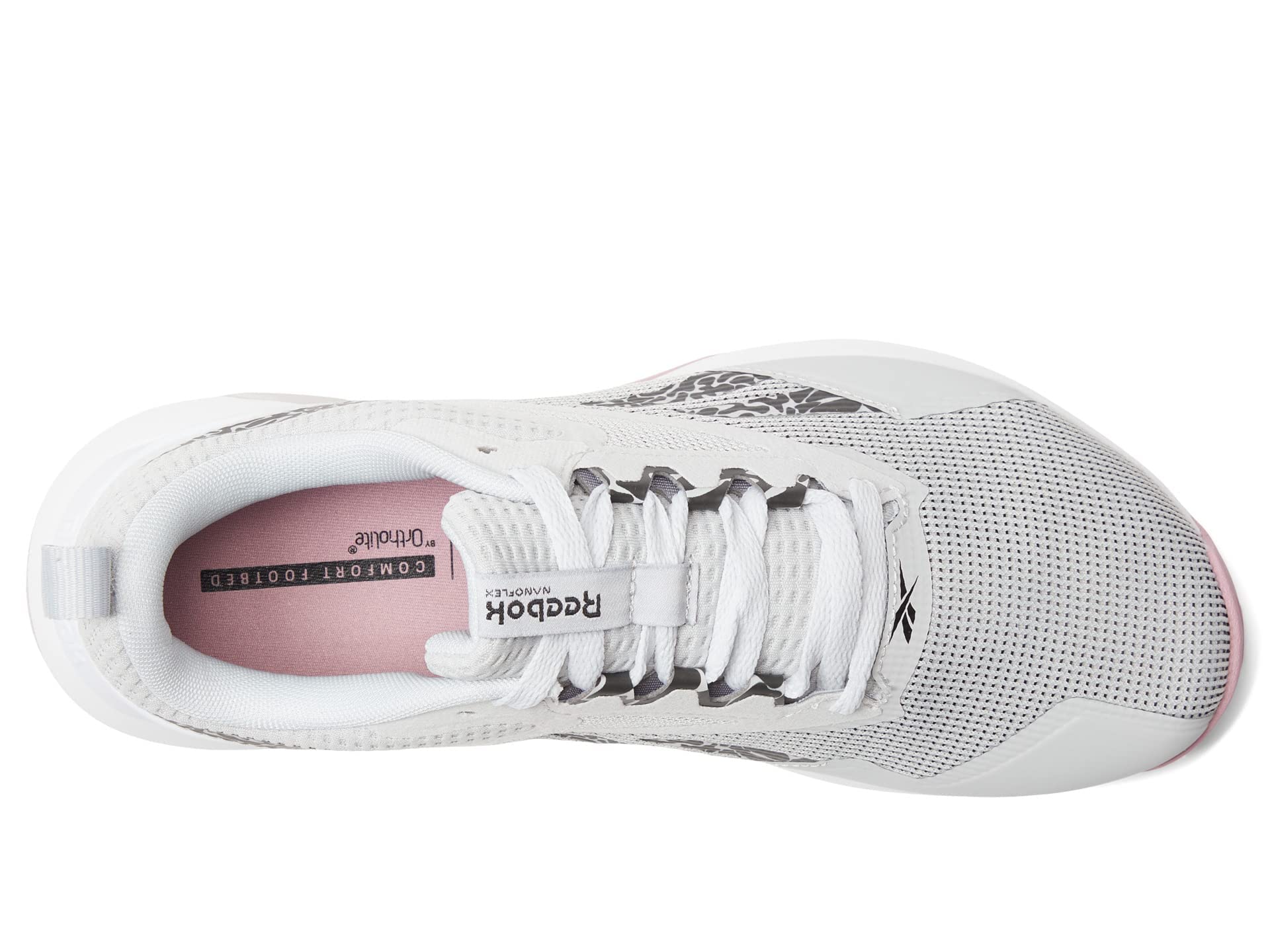 Reebok Women's Nanoflex TR 2.0 Cross Trainer, Pure Grey/White/Black, 8.5