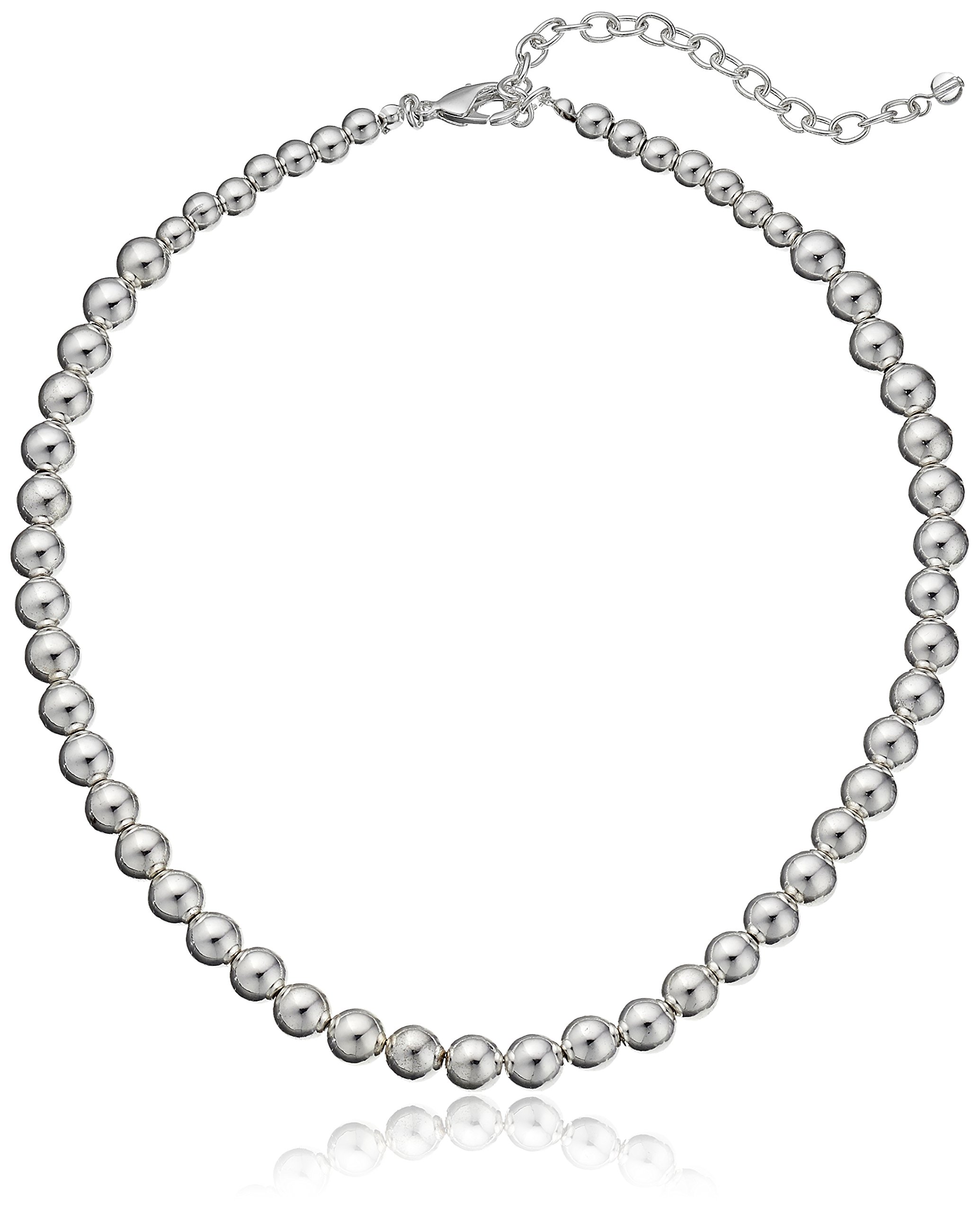 Napier Silver-Tone Collar Necklace, 16"