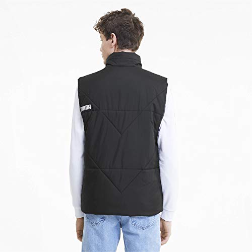 PUMA Men's Essentials Padded Vest, Black, X-Small