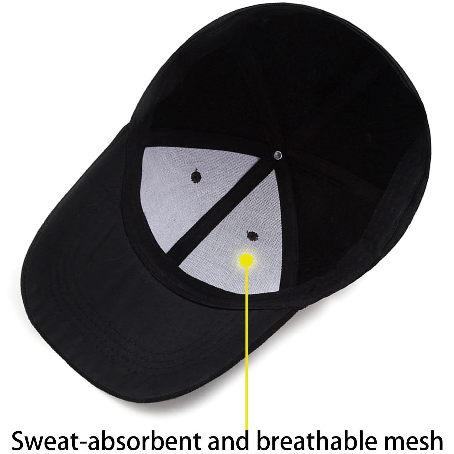 SHITOUPU Cat Three Eyed Baseball Cap, Retro Cotton Dad Hat,Adjustable Trucker Cap