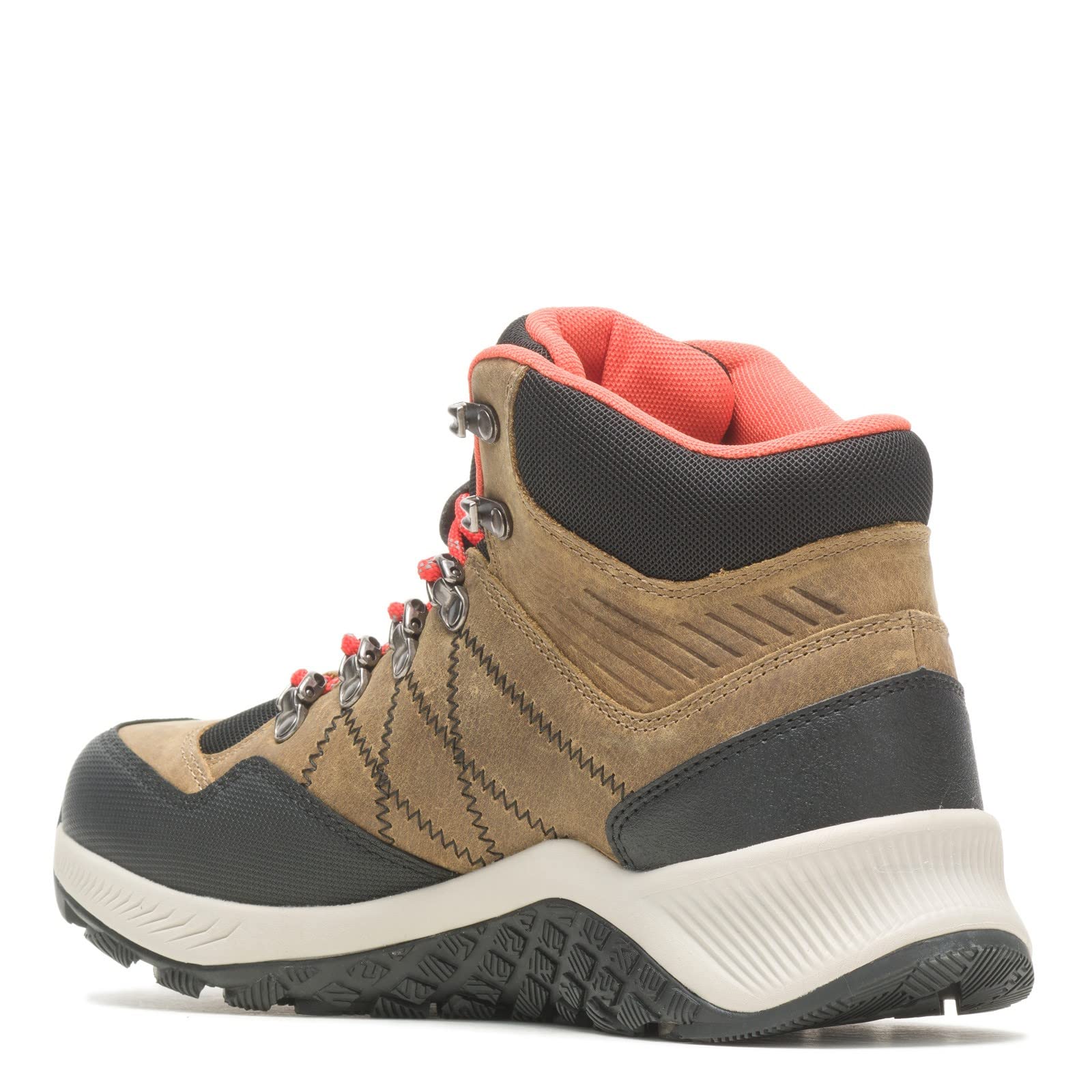 Wolverine Men's Luton Mid Waterproof Hiker Hiking Boot, Gravel, 13