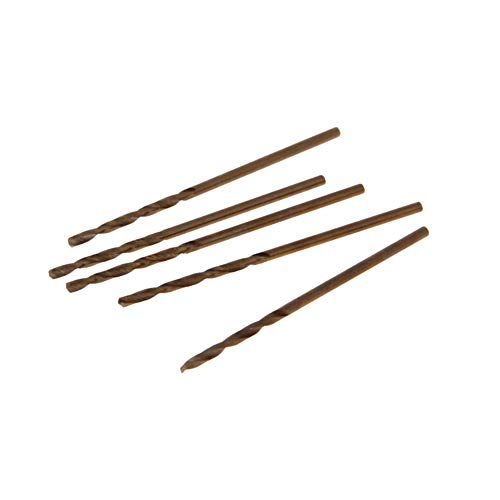 Utoolmart Twist Drill Bit, High Speed Steel Twist Drill Bit, Equal Reduced Shank Bit, 1.4mm Dia Twist Bits, M35 Cobalt Twist Drill Bit Set, for Steel Aluminum Alloy, 5 Pcs