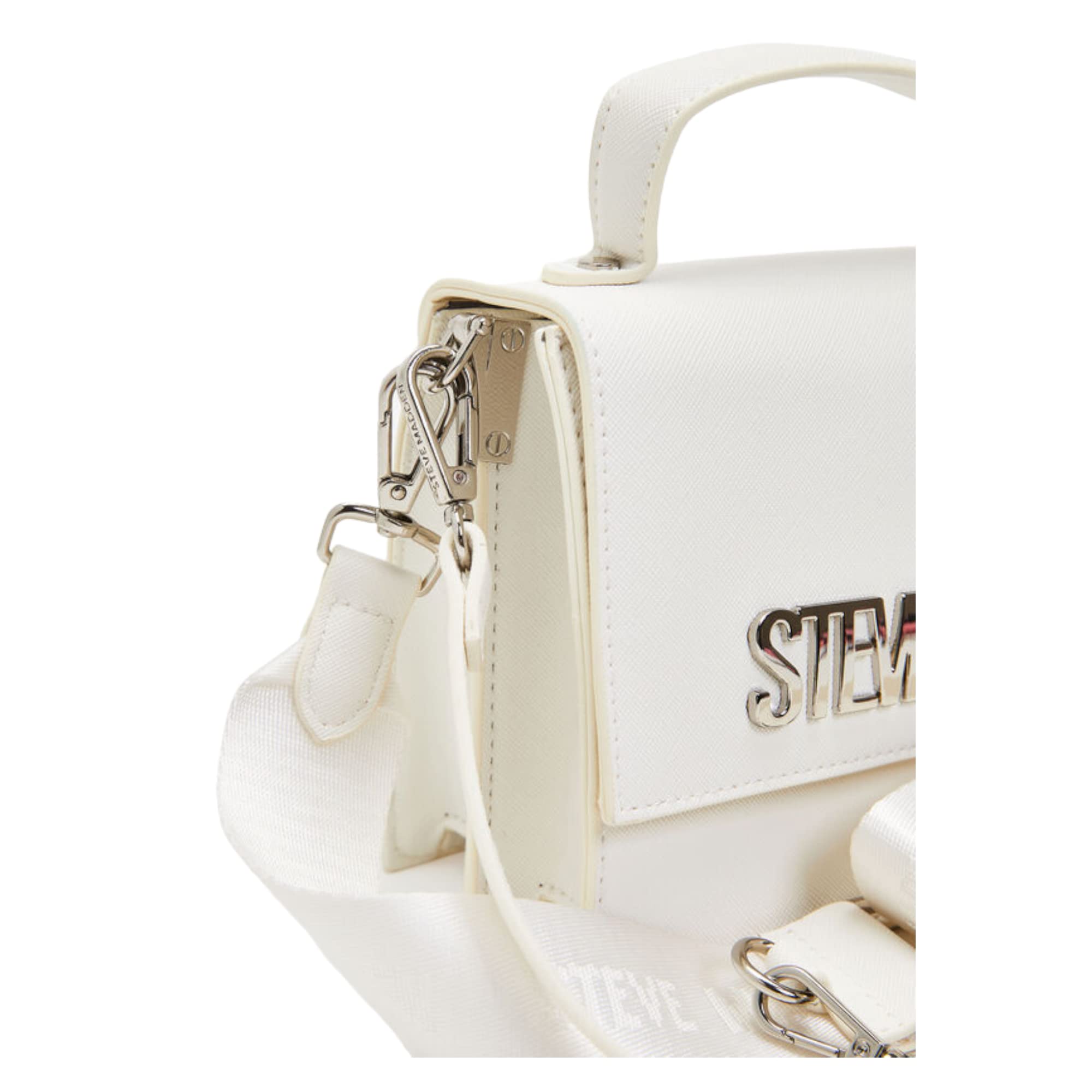 Steve Madden BHama Satchel Bag (White)