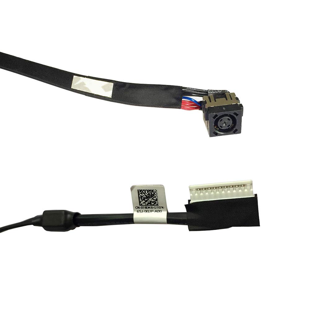 New Laptop DC Power Jack with Cable/Harness for Dell Alienware 17 R2 R3 P43F 0T8DK8 DC30100T000