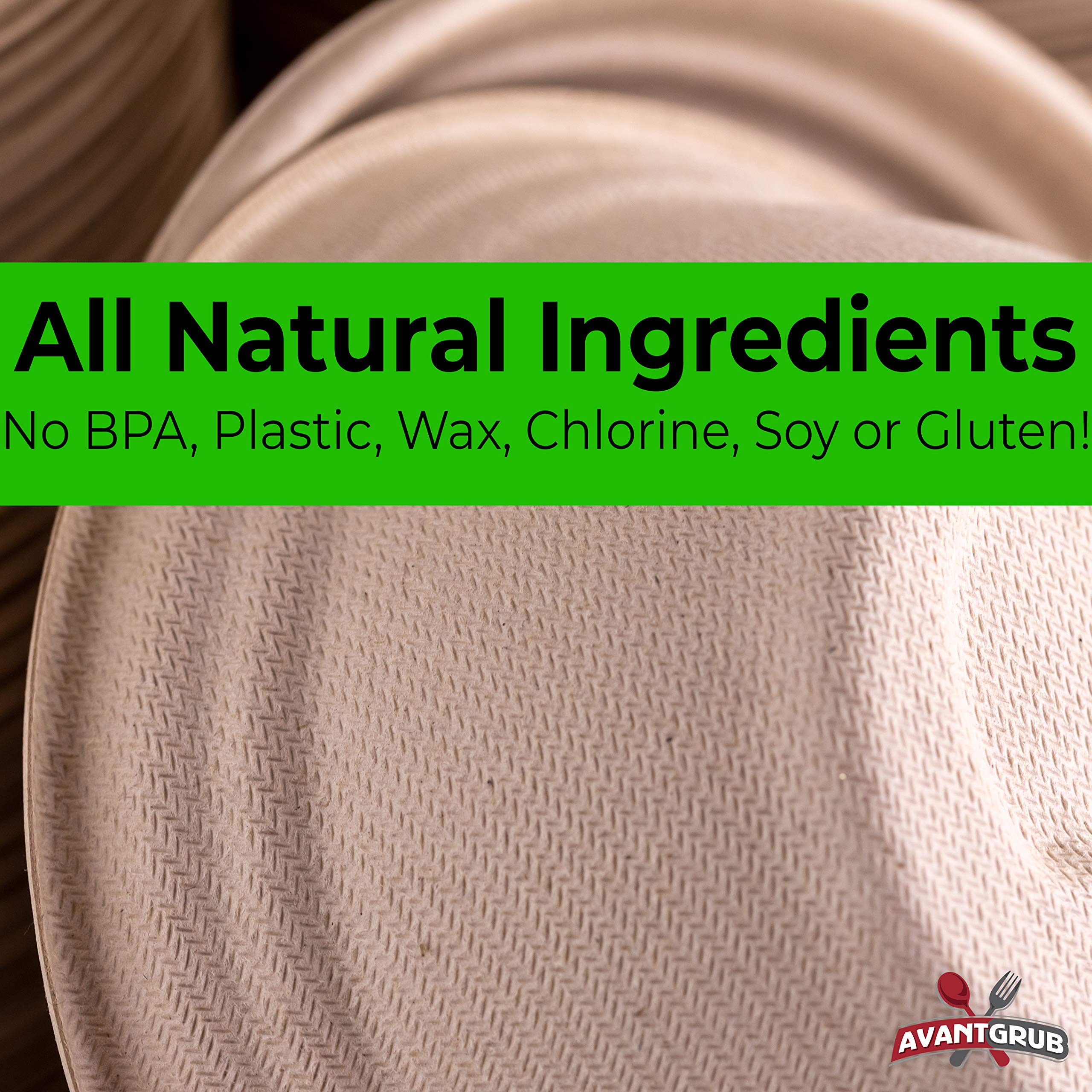 Mini Restaurant-Grade, Small 8 oz Bowls Bulk 200Pk. Great for Ice Cream, Chili or Soup. Disposable, Compostable Bowls are Allergen-Free, Leakproof and Microwave Safe for Hot or Cold Use
