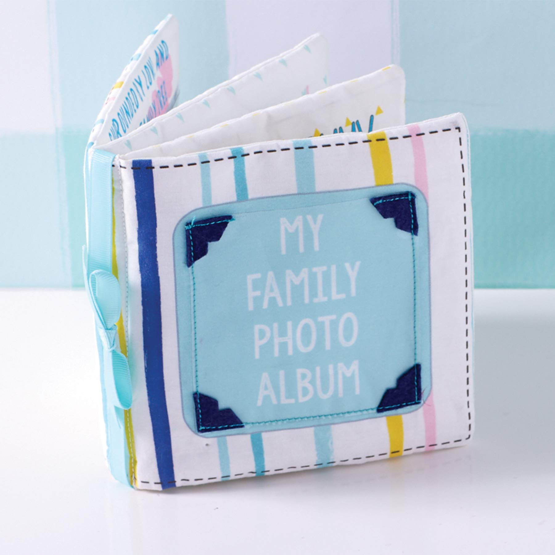My Family Photo Album, Blue, White, 6x6, 12600056