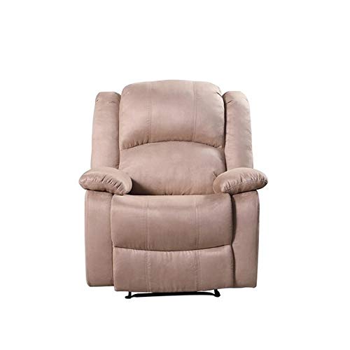 Microfiber Manual Wall Hugger 2-Position Recliner - Mocha