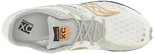 Saucony Womens Kilkenny Xc9 (Spike) Footwear, White, 7 US