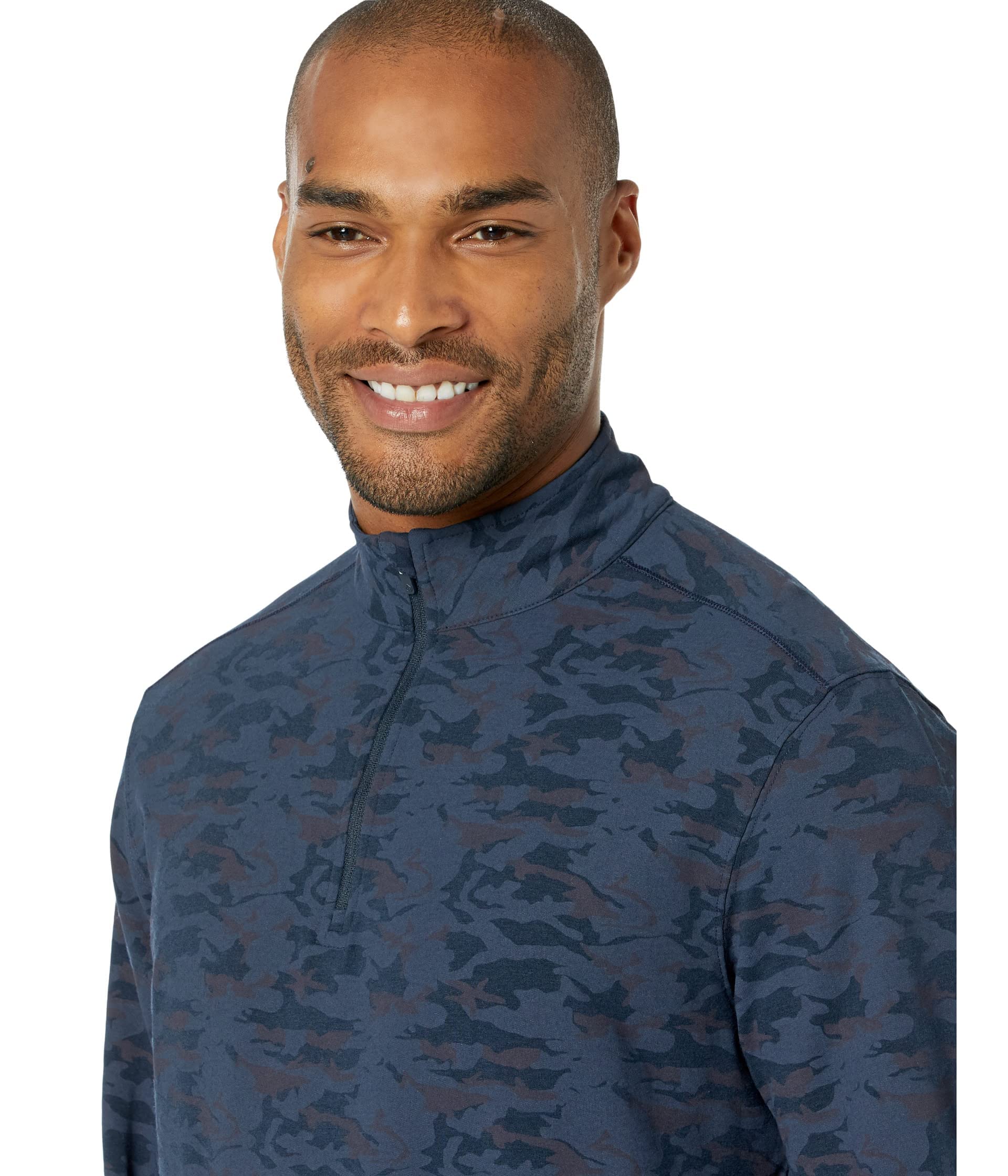 tasc Performance Cloud 1/4 Zip Navy Camo XL