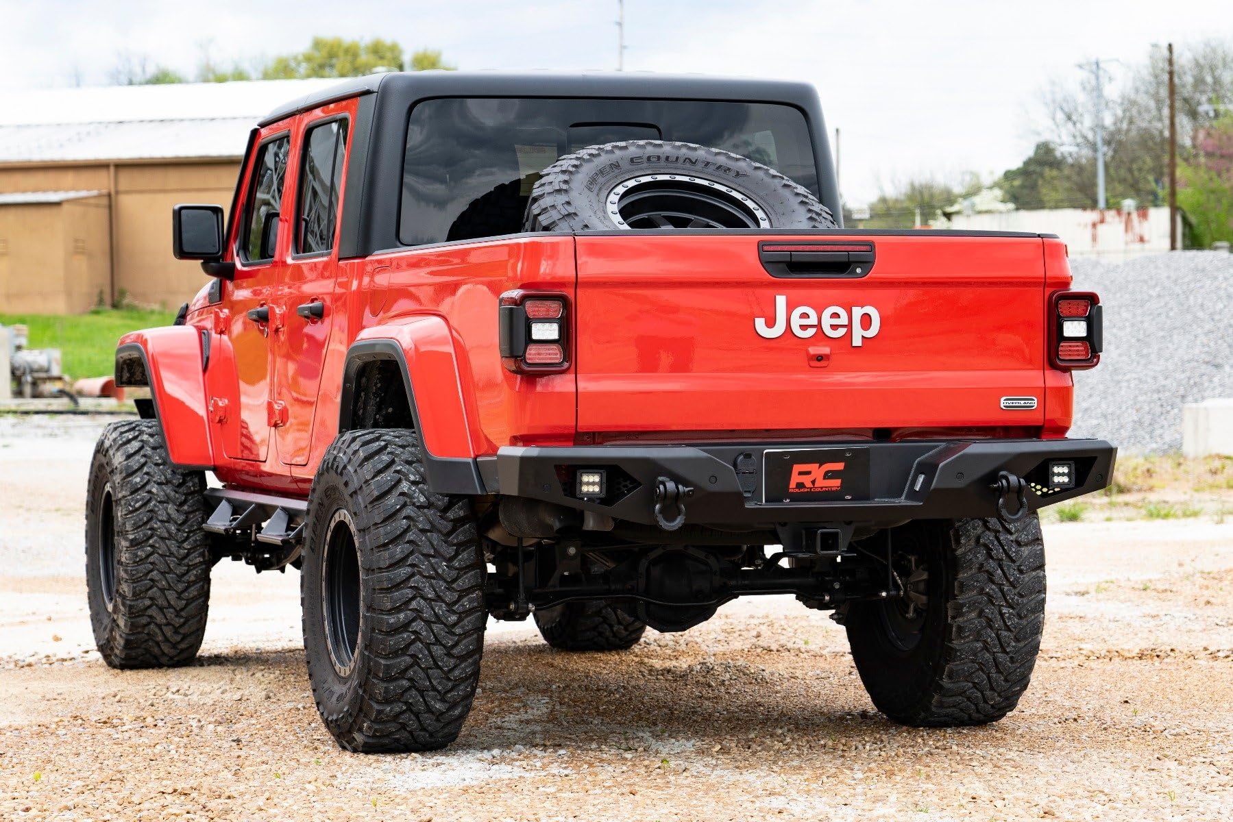 Rough Country Heavy Duty Rear Bumper w/LEDs for 2020-2024 Gladiator - 10646
