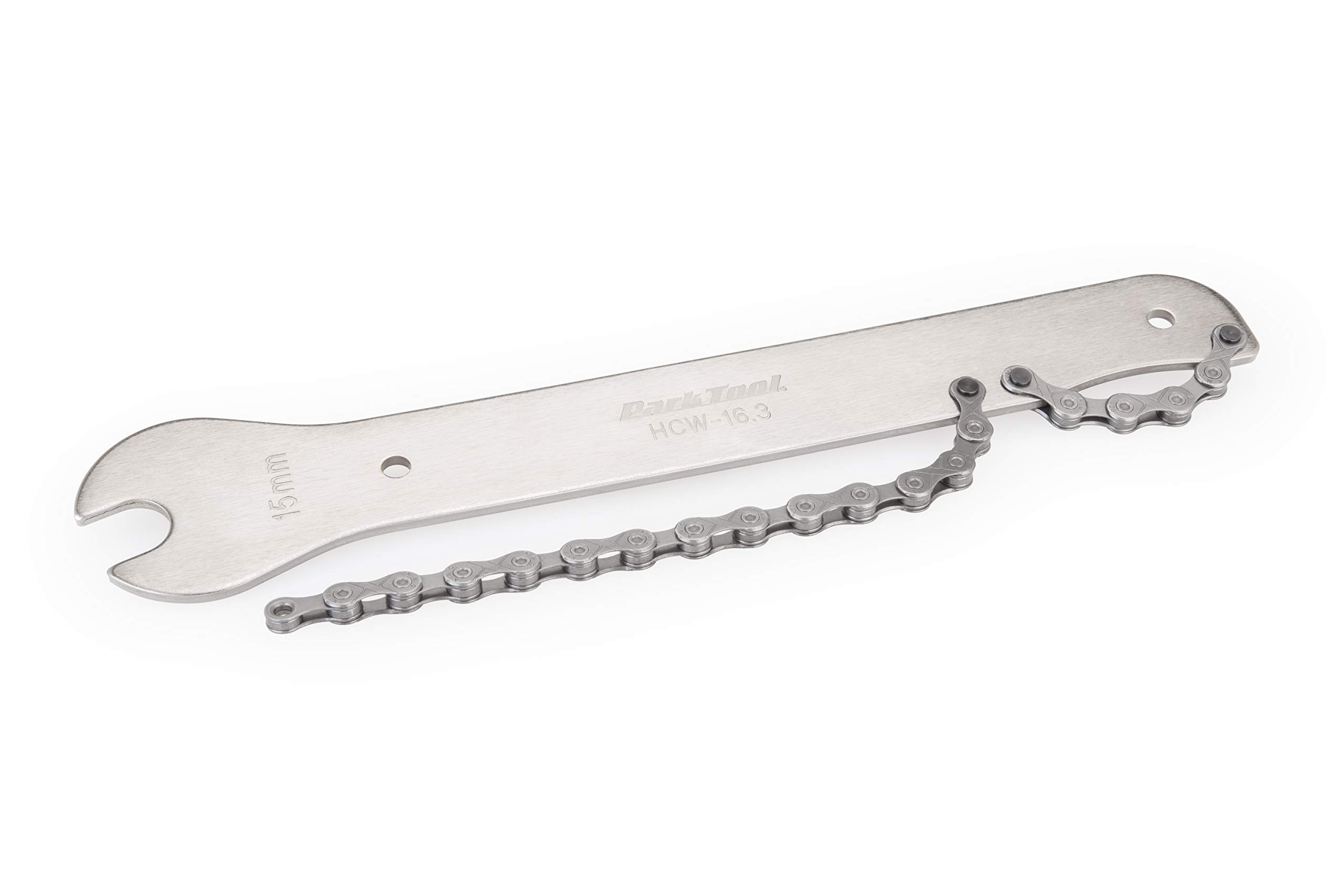 Park Tool HCW-16.3 - Chain Whip/Pedal Wrench, Silver