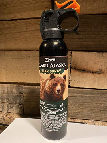 mace Personal Security Products Mace Brand Guard Alaska Maximum Strength Bear Spray β 20β Powerful Pepper Spray β Mace Spray Self-Defense for Hiking, Camping, and Other Outdoor Activities, Made in USA
