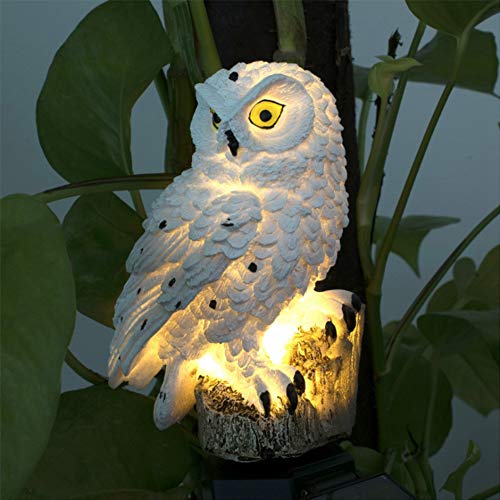 Pasamer Solar Powered Lamp,Solar Powered Waterproof Garden Light Outdoor Lawn Lamp for Home Garden Lighting(White)