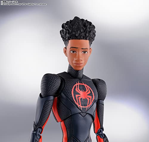 TAMASHII NATIONS - Spider-Man: Across The Spider-Verse - Spider-Man (Miles Morales) (Spider-Man: Across The Spider-Verse), Bandai Spirits S.H.Figuarts Action Figure