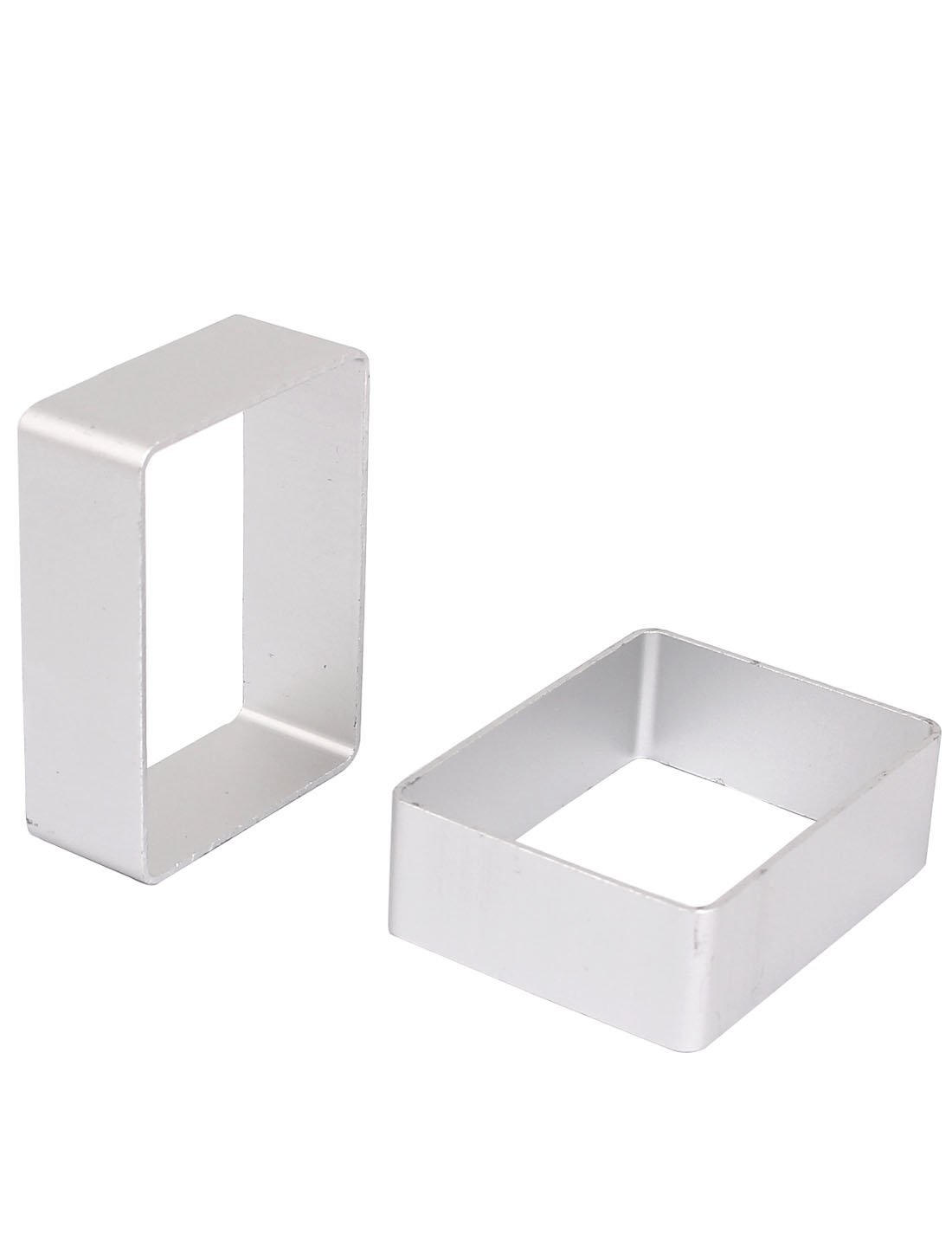 uxcell Cookie Biscuit Baking Cake Rectangle Aluminum DIY Cutter 10pcs