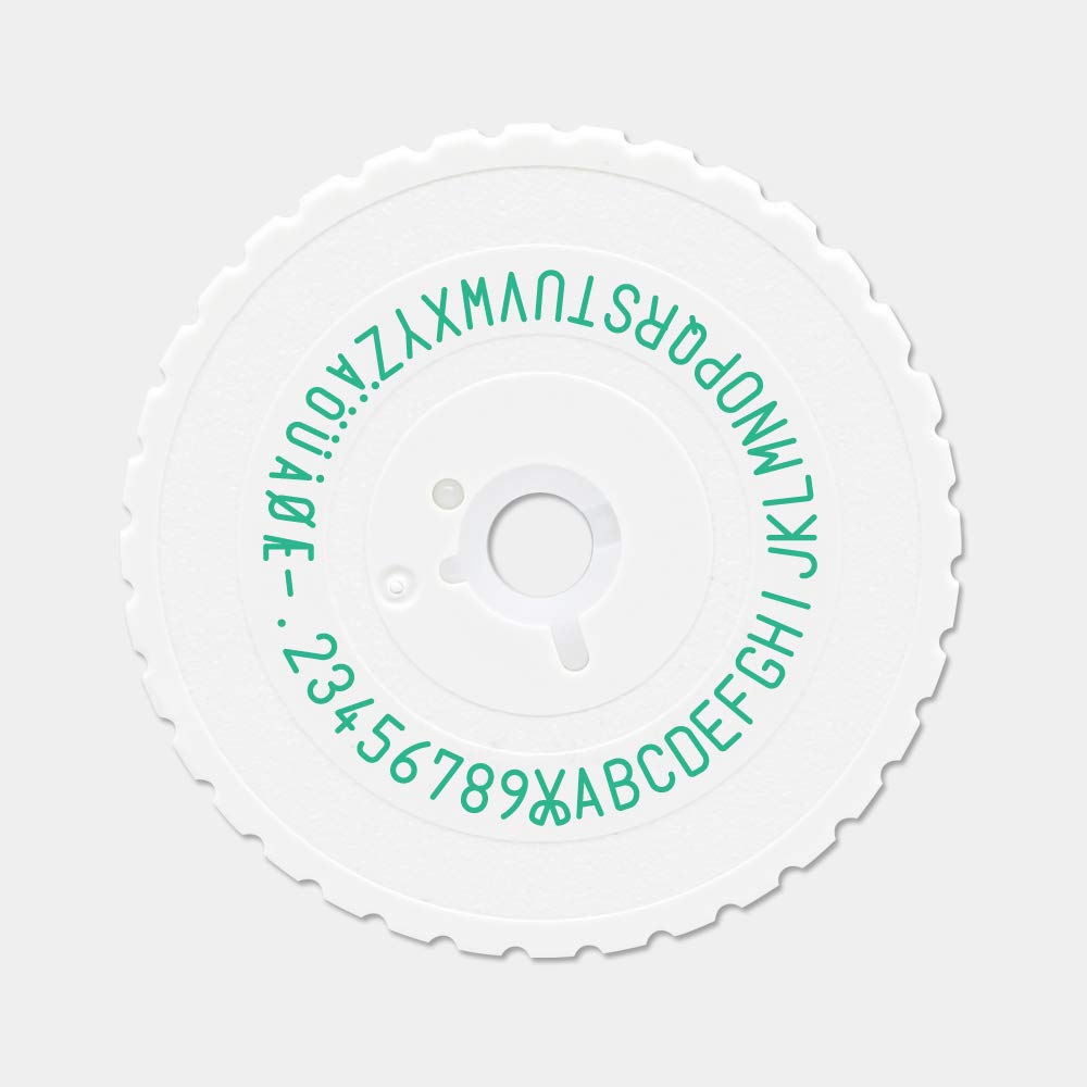 Motex Embossing Label Maker, Label Writer -E-101 (1 Wheel, White)