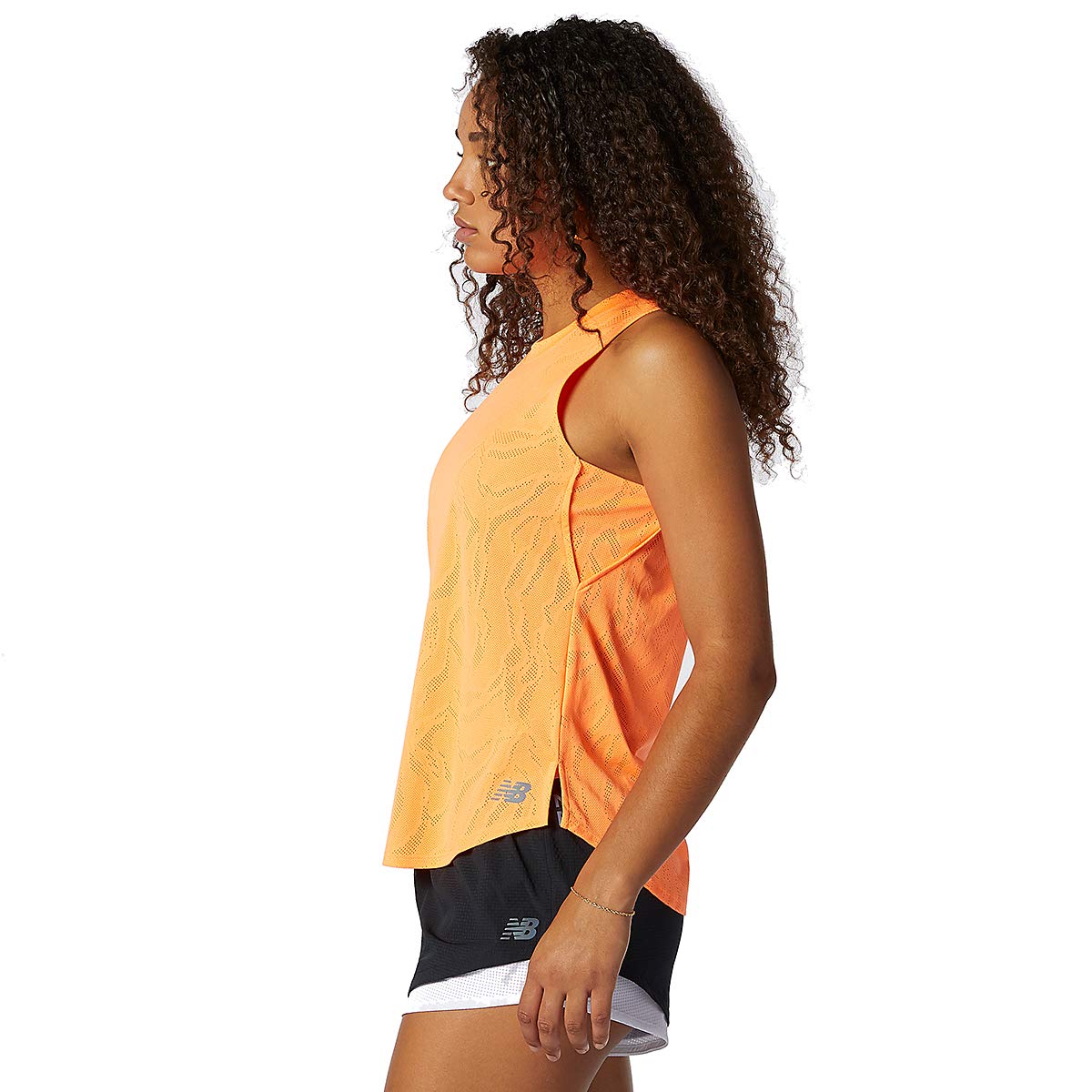New Balance Women's Q Speed Fuel Jacquard Tank Top, Virtual Sky , Small