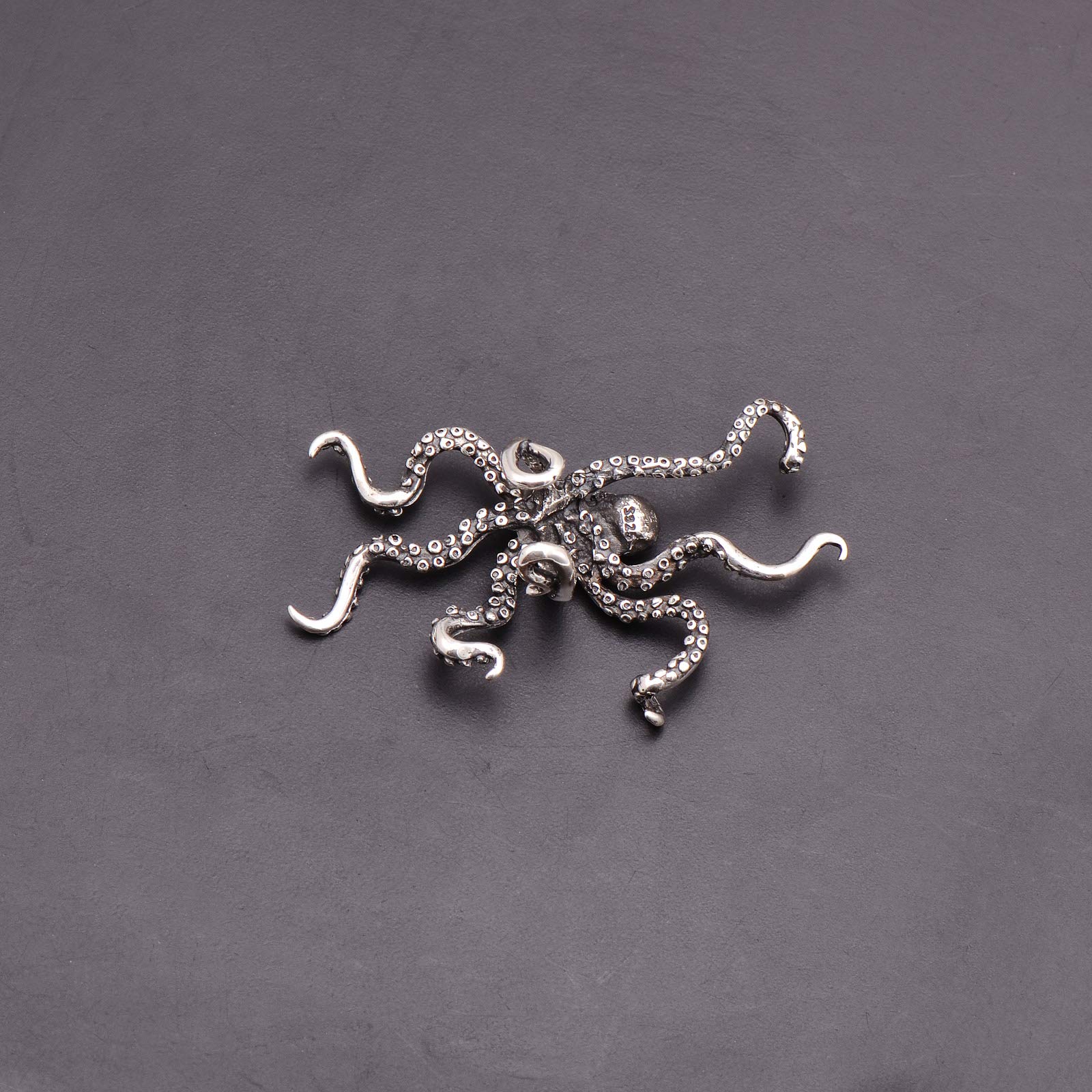 Paialco 925 Sterling Silver Octopus Ear Cuff Earrings