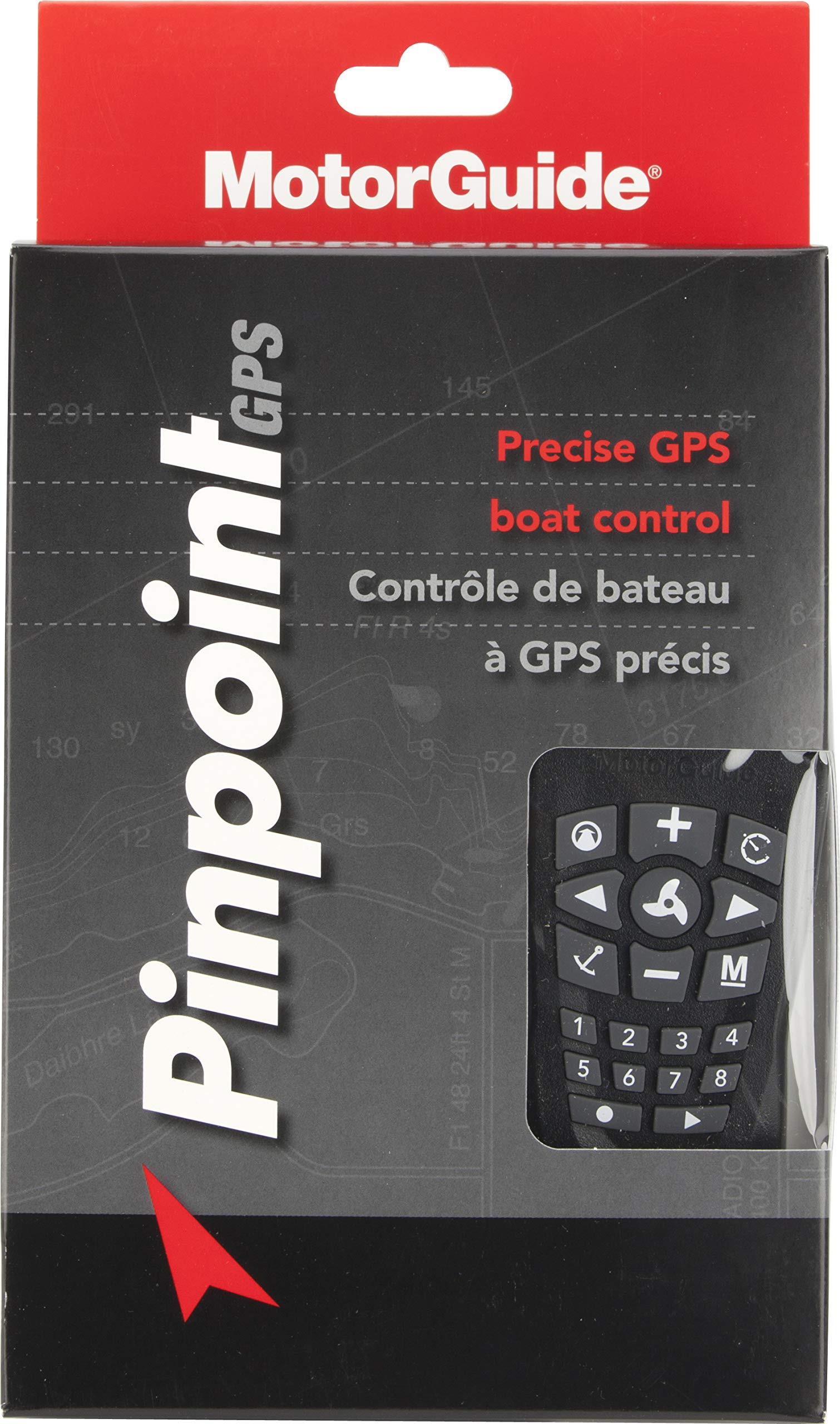Motorguide 8M0092070 Xi Series Pinpoint Plug-and-Play GPS Navigation System with Handheld Remote, Beige,Black