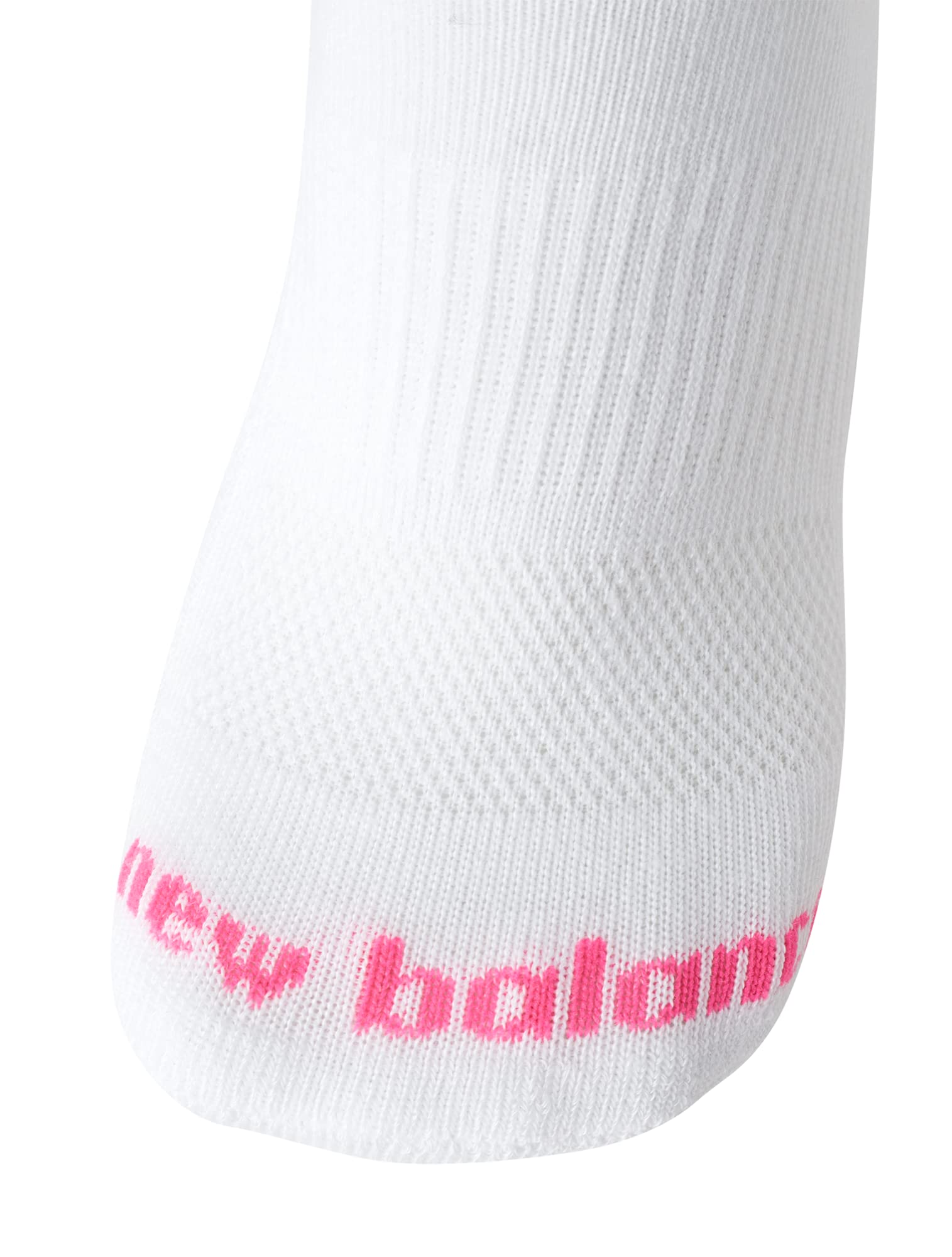 New Balance Womens Athletic Socks - Cushioned Quarter Cut Ankle Socks (6 Pack), Size 4-10, Solid White