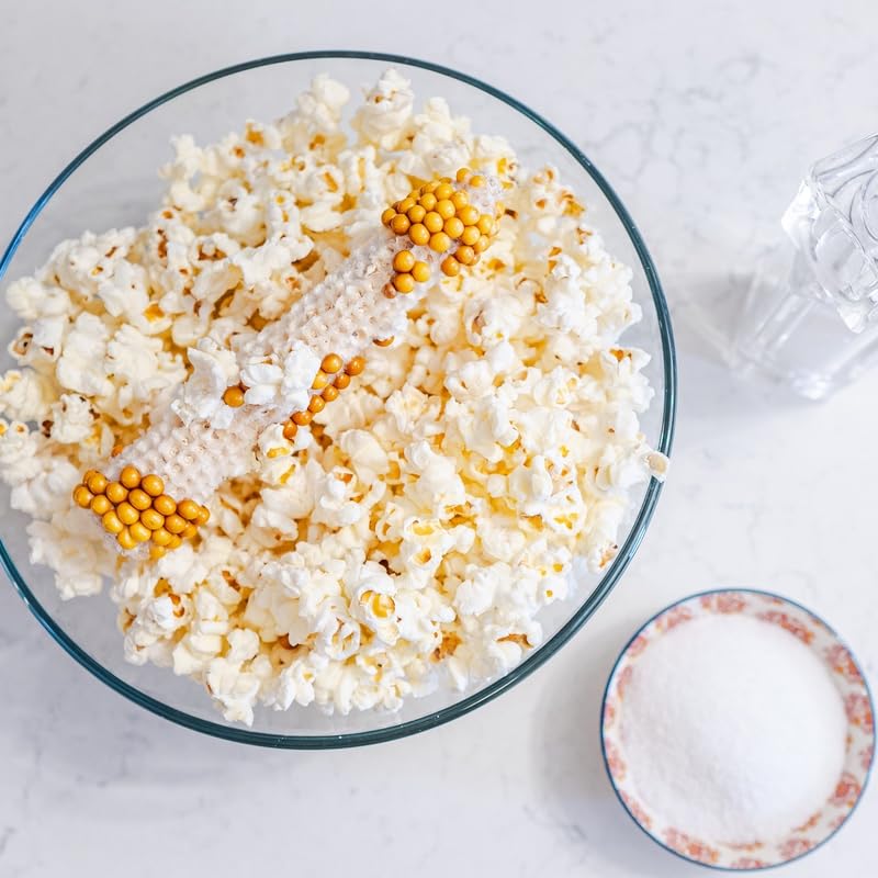 Microwave Popcorn on the Cob (10 Count), Poppin' Cobs Popcorn, 10 Individually Wrapped Popcorn Cobs w/bags, Gluten Free and Non- GMO