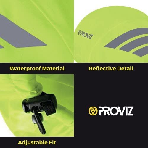 Proviz Classic Reflective Waterproof Bicycle Bike Helmet Cover Hi Visibility, Yellow