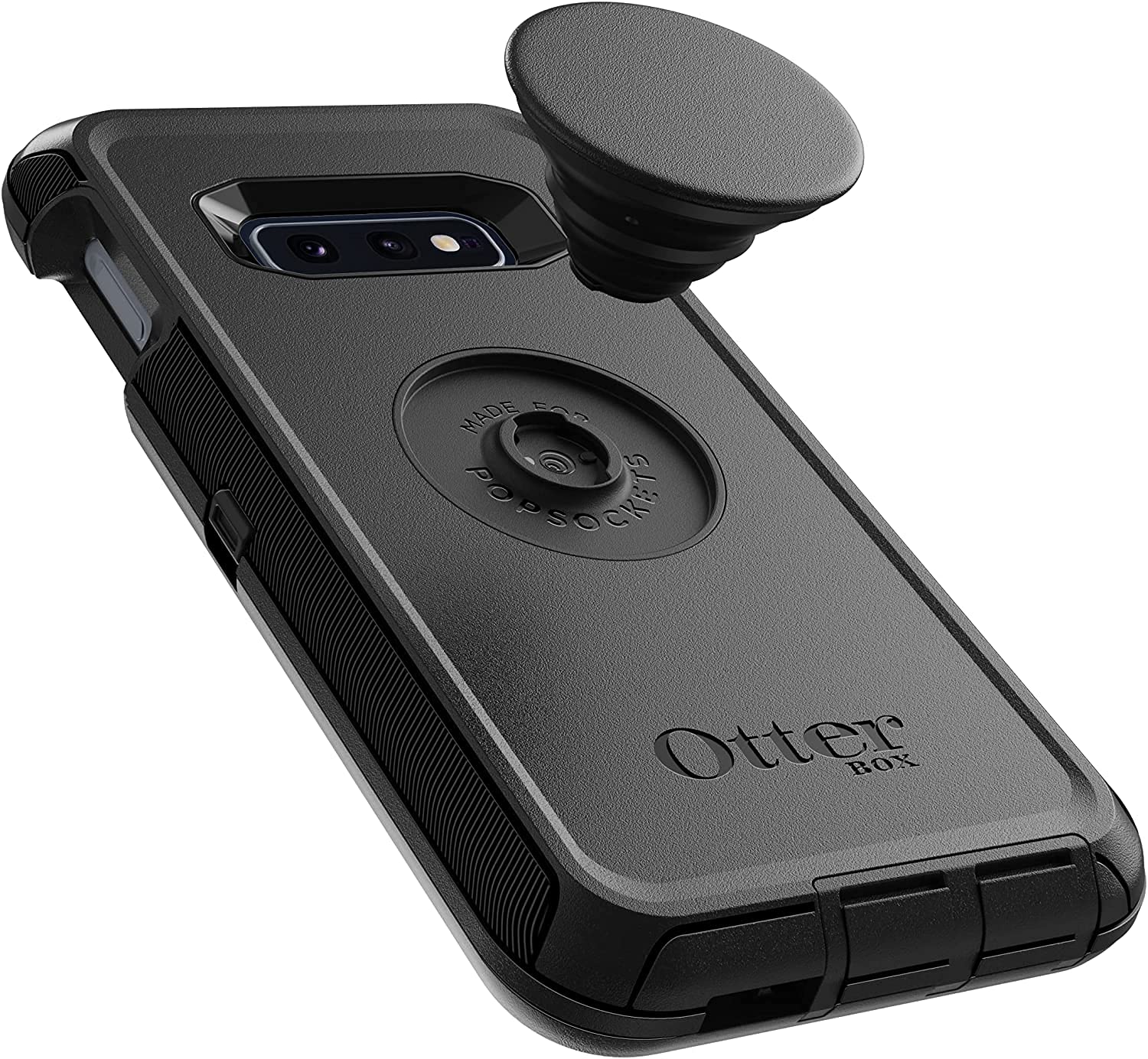 OtterBox + Pop Defender Series Case for Samsung Galaxy S10e (ONLY - NOT S10/S10 Plus) Non-Retail Packaging - Black